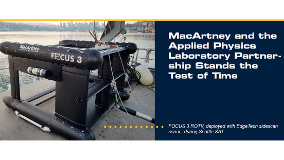 MacArtney and the Applied Physics Laboratory Partners